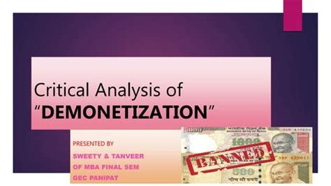 Demonetization In India Pptx Demonetization In India Pptx