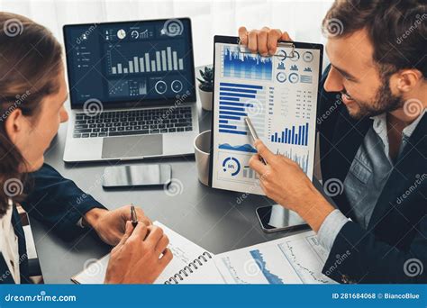 Busy Analyst Team In Office Analyzing Financial Data Analysis Entity