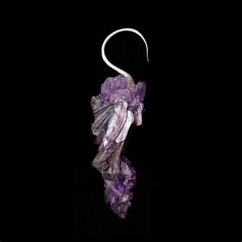 The Peacock Singular Ear Sculpture By Damian Ardestani Surrealium Surrealium