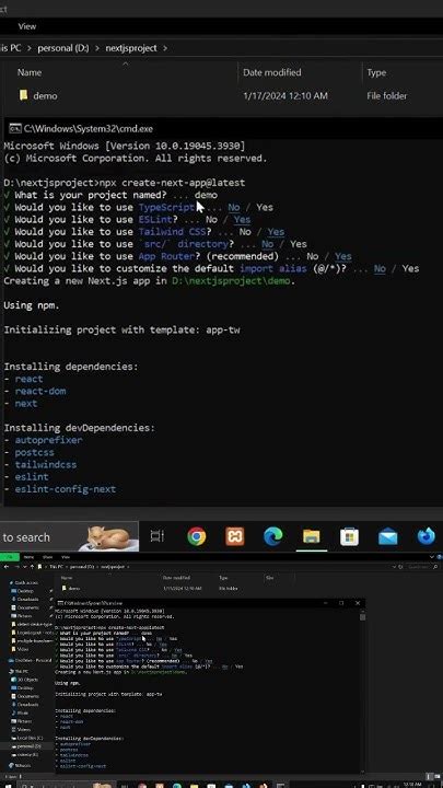 Installing Nextjs Project Nextjs Project Setup Nextjs14