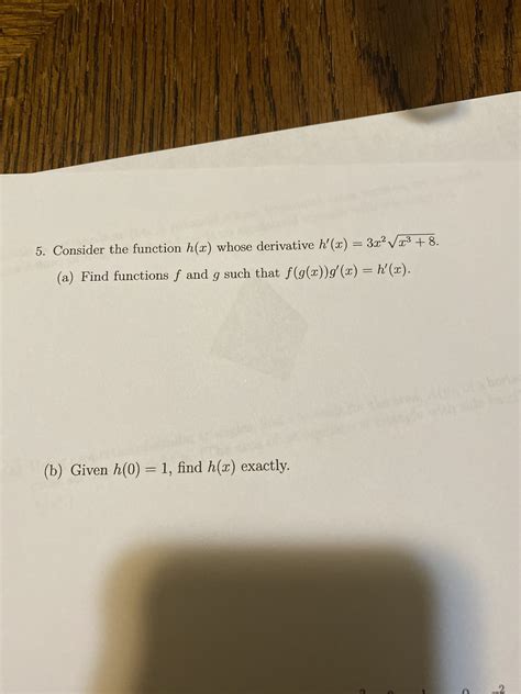 answered 5 consider the function h x whose… bartleby