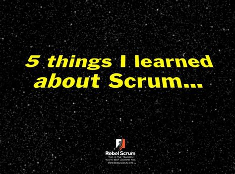 Thara Pathi On Linkedin Very Interesting Learnings From Scrum With