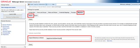 obiee 12c weblogic user migration elffar analytics