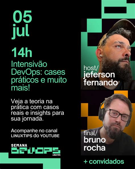 🚨hoje é O último Dia Da Semana Devops Linuxtips