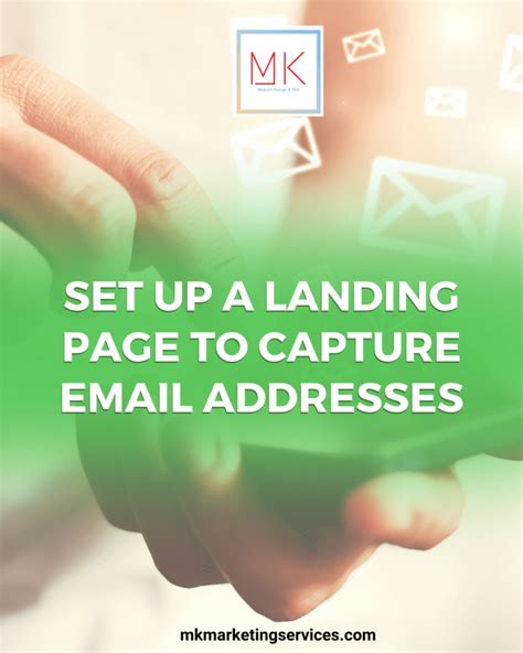 Set Up A Landing Page To Capture Email Addresses Scottsdale Website Design SEO Web Design