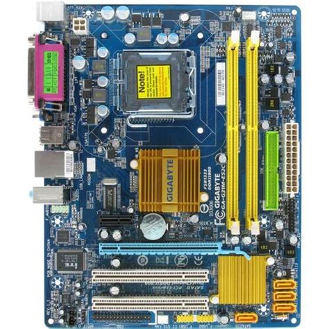 1. GIGABYTE GA-G31M-ES2C Сокет: LGA775 Название чипсета: Intel G31 Форм ...