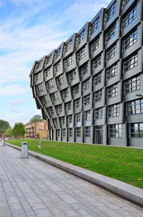 Almere Netherlands May 5 2015 Apartment Building The Wave In This