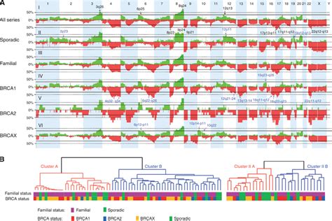 A Frequency Plots Of Copy Number Gains In Green And Losses In Red Download Scientific