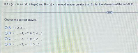 Solved If Is An Odd Integer Chegg Com
