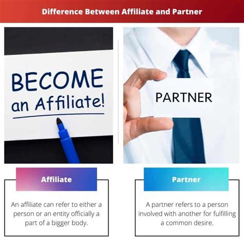 Affiliate Vs Partner Difference And Comparison