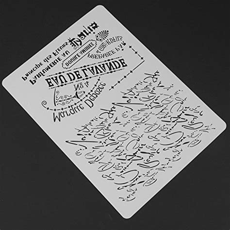 Seawang 케익 스프레이 커피 스탬프 앨범 페인트 엠보스 그림 수첩 용지 장식용 카드 만들기 도구 페이퍼 컷 공예 포터블 장식 Stencil 템플릿 Diy 크래프트