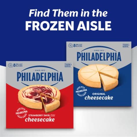 Philadelphia Frozen Strawberry Swirl Cheesecake Box 24 Oz Frys