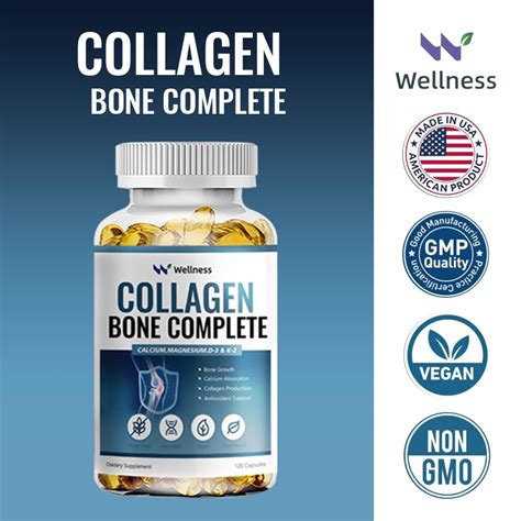 Wellness Collagen Bone Complete Integrity Supplement Calcium Magnesium