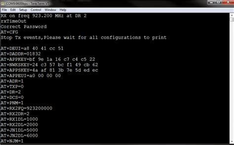 Configuration Commands For Dragino Nodes IoTThinks