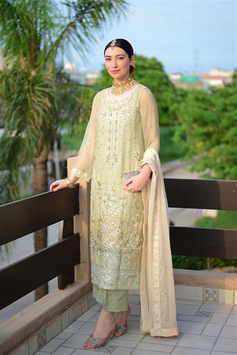 Aura Hand Crafted Luxury Chiffon By Manahil Lakhani Japan Centre Textile