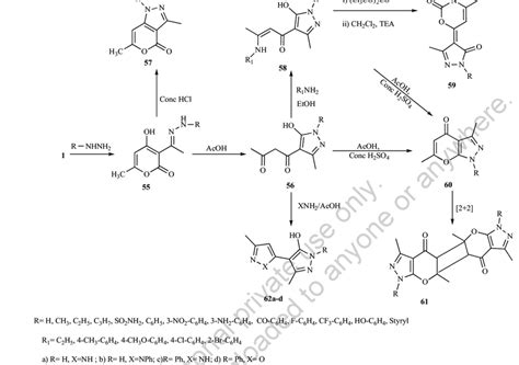 Scheme 18 Transformation Of Acetoacetyl Derivatives 56 To Different