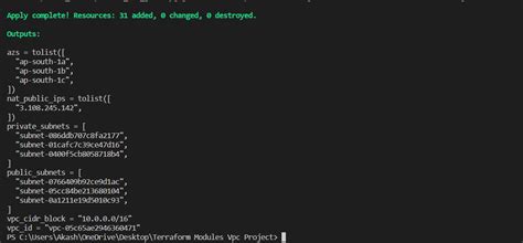 Create Vpc In Aws Using Terraform Modules