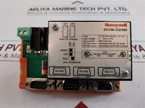 Honeywell Fc Dcom 232 485 Communication Interface Module Aeliya Marine