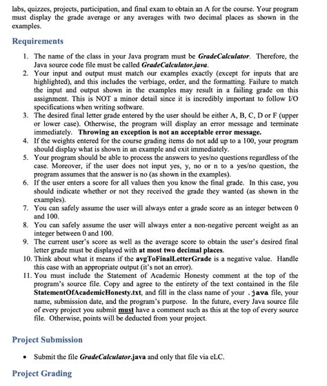 Solved Project 2 Grade Calculator Introduction This Project