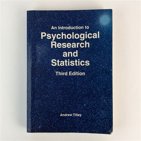 An Introduction To Psychological Research And Statistics The Book