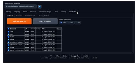 Install The ControlNet Extension UModeler X