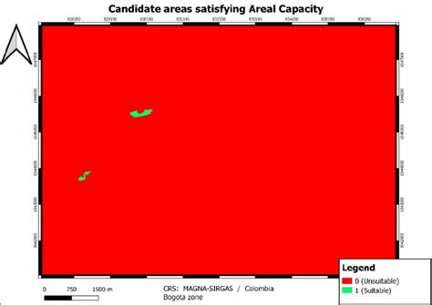 Binary Map Satisfying Areal Capacity Criteria Download Scientific Diagram