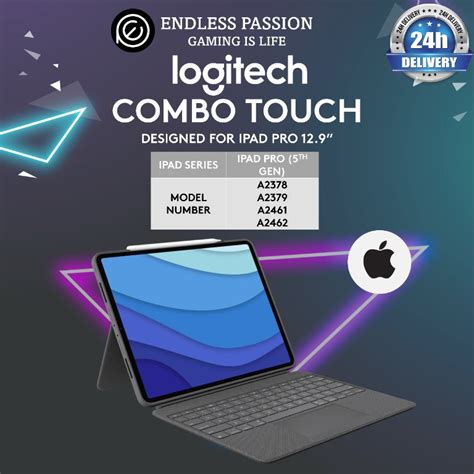 Logitech Combo Touch Keyboard Case For IPad Pro 12 9 920 010215 Computers Tech Parts