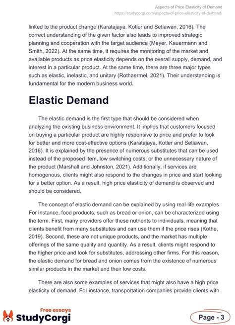 Aspects Of Price Elasticity Of Demand Free Essay Example Aspects Of Price Elasticity Of Demand Free Essay Example