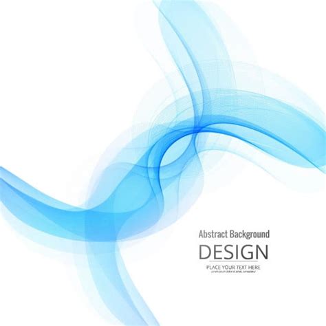 장식 물결 모양 배경 디자인 Eps Uidownload