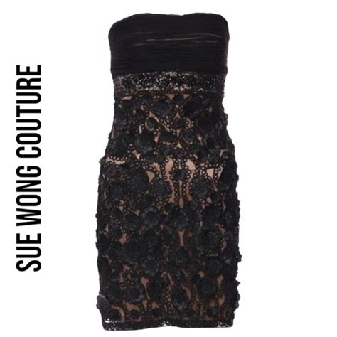 Sue Wong Dresses Nwt Sue Wong Nocturne Embellished Strapless Dress