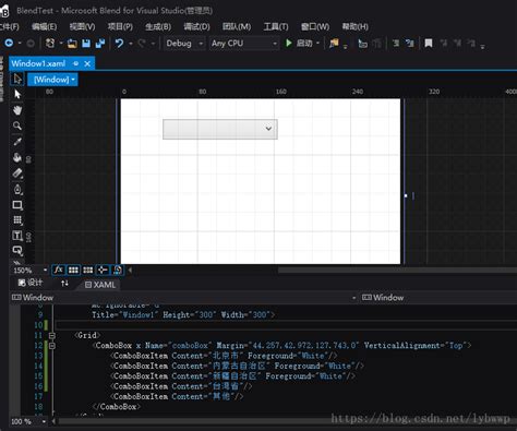 用blend 修改 Wpf Combobox的背景色和字体颜色 详情介绍wpf Combox背景色修改 Csdn博客