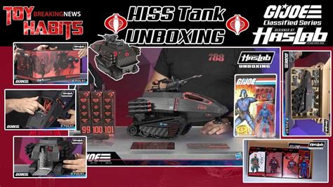Cobra Hiss Tank Gi Joe Classified Series Haslab Unboxing