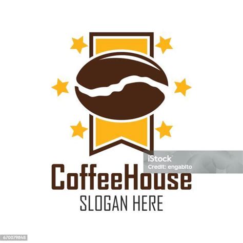 커피숍 아이콘 레이블 텍스트 공간을 귀하의 슬로건에 대 한 배지 슬로건 벡터 일러스트 레이 션 검은색에 대한 스톡 벡터 아트 및 기타 이미지 Istock