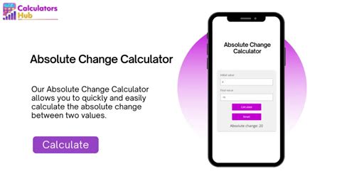 Fast And Accurate Absolute Change Calculator Try It Now