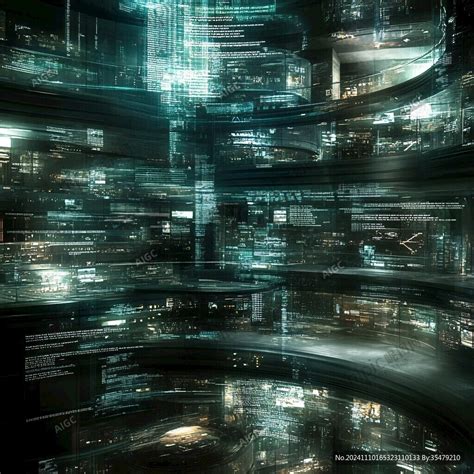 Ai创作图数字模型背景 数字城市 数字之城 数码科技屏幕 立体数字科技 虚拟数字世界元宇宙 数据城市 科技街 信息城 科技数码数字底图 Vr