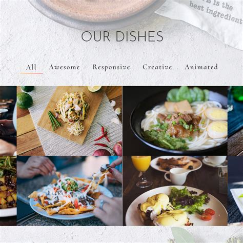 Html Bootstrap Restaurant Menu 1 Template
