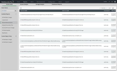 File Integrity Monitoring Software ManageEngine DataSecurity Plus