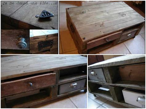Table Basse En Palette Pallet Coffee Table • 1001 Pallets