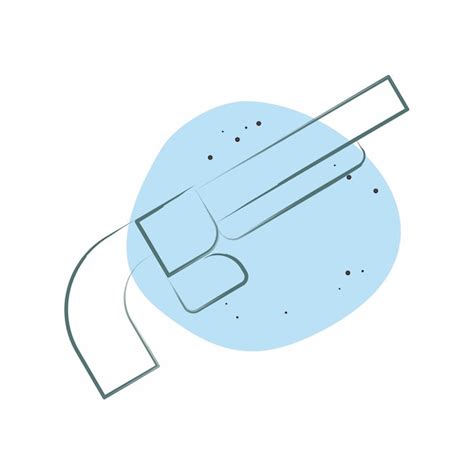 Icon Shotgun Related To Weapons Symbol Color Spot Style Simple Design