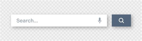 premium vector search bar template internet browser engine with