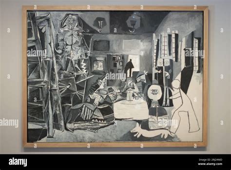 Tableau Emblématique Las Meninas De Pablo Picasso Exposé Au Musée
