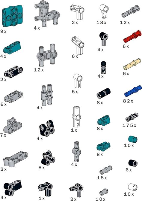 LEGO Technic Pegs And Connectors Starter Pack Pcs Amazon Co Uk Toys Games