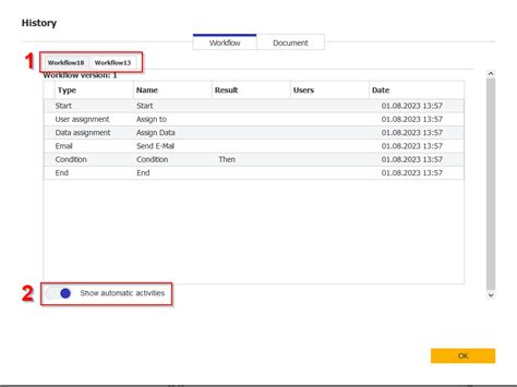 How To Properly Capture A Screenshot Of The Workflow History · Docuware