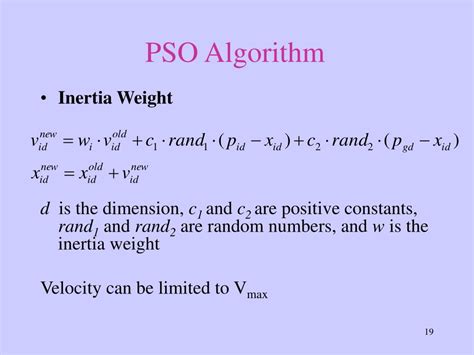 Ppt Ise Heuristics In Optimization Particle Swarm Optimization Particleswarm