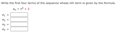 solved find the indicated term of the sequence whose nth