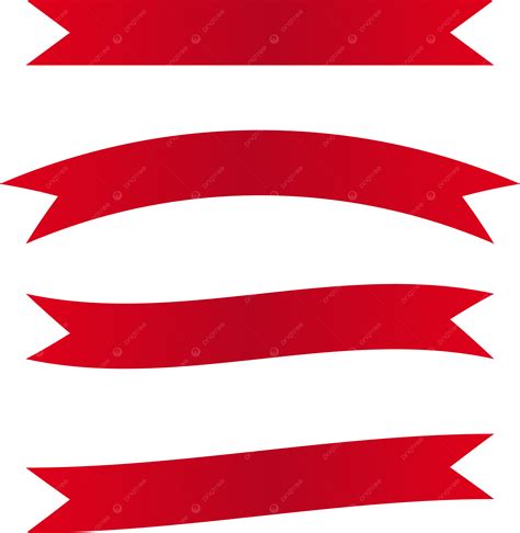 흰색 배경 벡터 일러스트 레이 션에 빨간 리본 디자인 고삐 빨간 리본 빨간 리본 세트 Png 일러스트 및 벡터 에 대한 무료 다운로드 Pngtree
