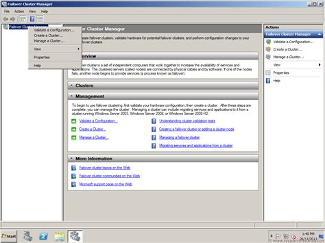 Windows Clustering Setup