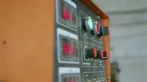CNC Machine Control Panel Stock Video Video Of Engineer