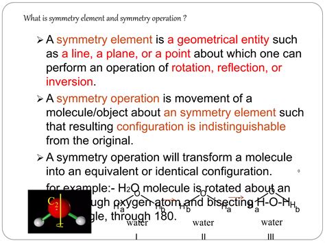 Symmetry Elements And Symmetry Operations Pptx