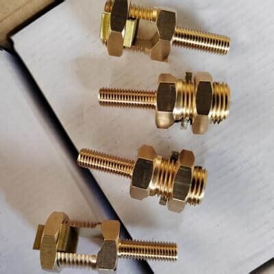 Brass Grounding Bolts Earth Clamp M10 Thread Landee